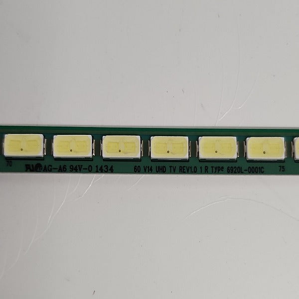 LG LED Backlight Strips (2) 60inch FHD L-TYPE R-TYPE 7020PKG 144EA ...